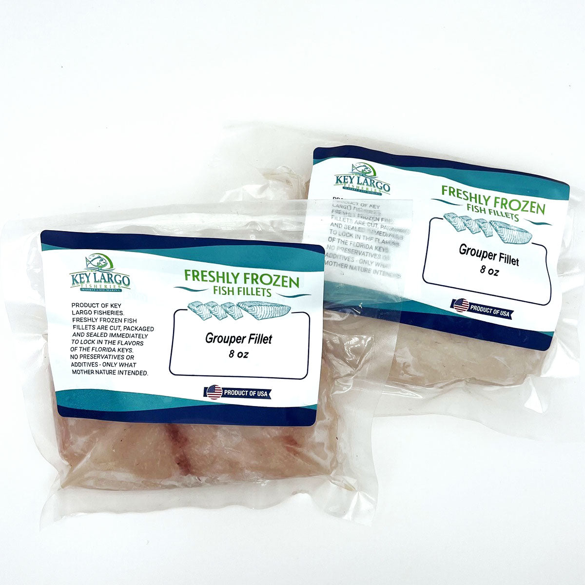 Freshly Frozen Red Grouper 8oz Portion – Key Largo Fisheries