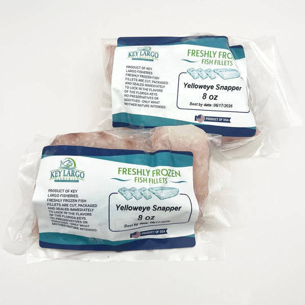 Freshly Frozen Yelloweye Snapper – Key Largo Fisheries