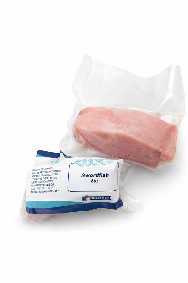 Freshly Frozen Swordfish 8oz Portion – Key Largo Fisheries
